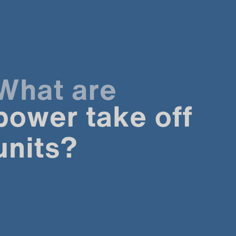 What is a PTO Power Take Off: | BSP Hydraulics